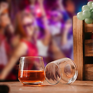 Set of 24 Shot Glasses 3.25 oz Tequila Glasses Heavy Base Whiskey Tasting Glasses Glass Cups Small Liquor and Spirit Glasses Tequila Bar Glasses Shooter Glass for Drinking Tasting Espresso Beer Juice