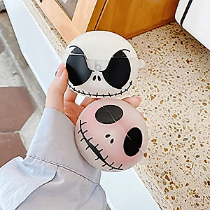 TOU-BEGUIN Fun Case Compatible with Beats Studio Buds, Creative Skull Design Soft Silicone Shockproof Full Body Protective Skin Cover, Kids Boys Girls Creative Earphone Protector