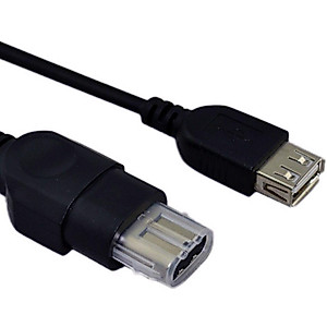 YICHUMY 2 Packs! PC Female USB to Xbox Converter Adapter Cable Cord Compatible with Microsoft Old Generation Xbox Console USB Adapter Cable for Xbox