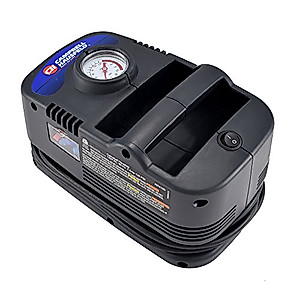 Campbell Hausfeld 150 PSI Tire Inflator, 120 Volt Auto Tire Pump, Portable Air Compressor for Car and Bicycle Tires and other Inflatables (RP410099AV)