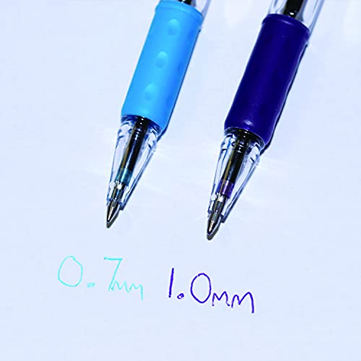 Pentel R.S.V.P. Ballpoint Pen, 0.7mm Fine Tip, Sky Blue Ink, Box of 12 (BK90-S)