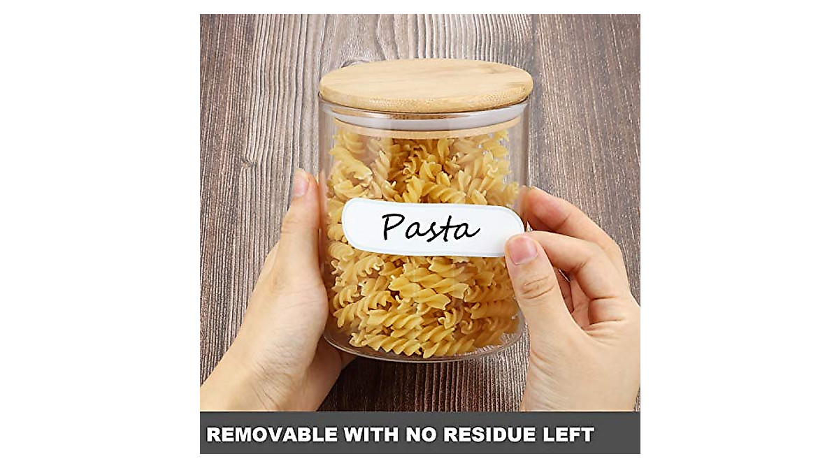 132 Waterproof Food Labels for Kitchen & Home Organization