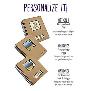 Write it Down Journals Unlimited Happy Camper Journal, Brown (43493-32134)