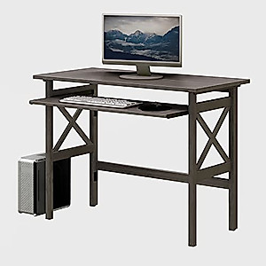 Winsome Wood Xander Computer Desk, Oyster Gray