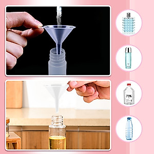 SelfTek 15 Pack Spritzer Bottle, 10ml Mini Portable Mist Empty Spray Bottle Perfume Travel Refillable Spray Bottles with 15 Funnels