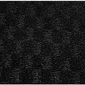Garland Rug Medallion Area Rug, 9-Feet by 12-Feet, Black