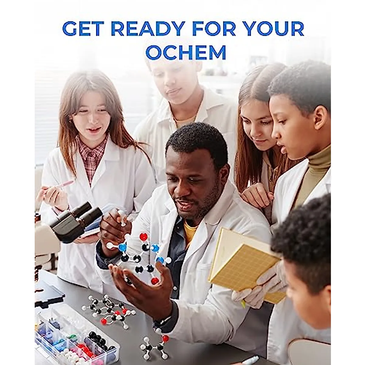 JoyCat Molecular Model Kit (404 pcs), Organic Chemistry Molecule Science Gifts for Ochem and Inorganic Students and Teachers