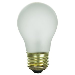 Sunlite 15A15/FR Incandescent 15-Watt, Medium Based, A15 Appliance Bulb, Frost