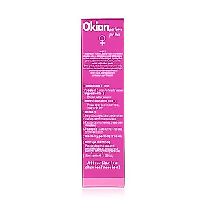 Okian Pheromones Perfume For Women To Attract Men Spray, 30ml Highly Addictive Sweet Fragrance