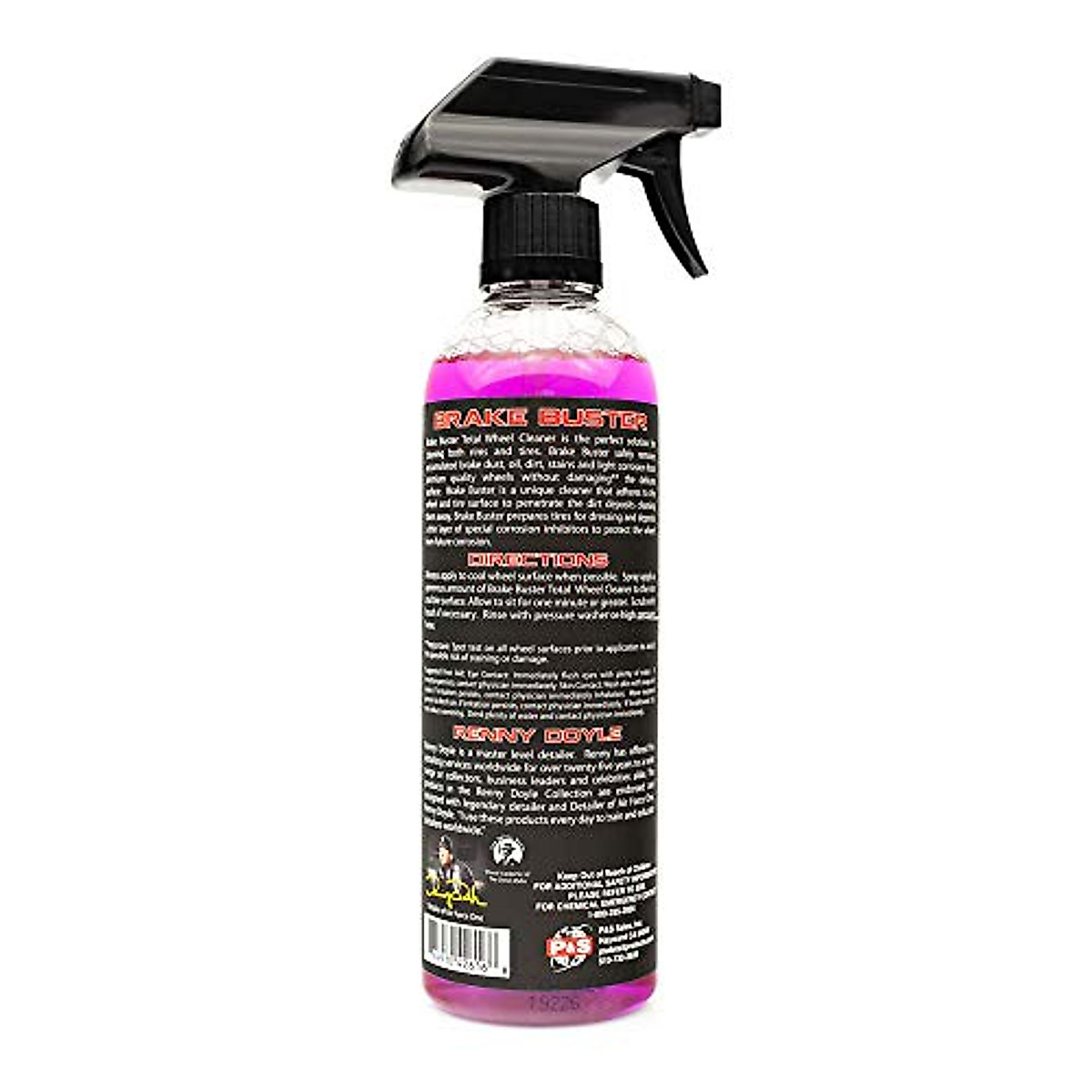 P&S Professional Detail Products - Brake Buster Wheel Cleaner - Non Acid, Removes Brake Dust, Oil, Dirt, Light Corrosion (1 Pint)