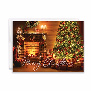 JBH Creations Cozy Cabin Christmas Card - Pack of 24