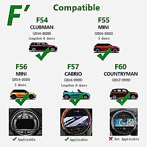 Hesanzol Cell Phone Holder for Mini Cooper S Jcw One F54 F55 F56 F57 F60, Special Navigation Car Phone Mount for Central Control Screen