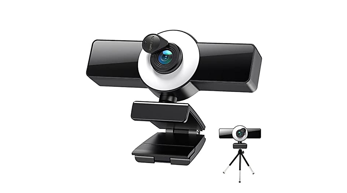 BHVXW 4K/8K Autofocus Webcam with LED Light