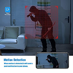 Tohsssik Security Camera DIY 1080P FHD Mini Security Camera Kit Mini Security Camera with Motion Detection