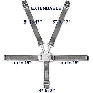 High Chair Straps, Replacement Harness Straps for Most 5 Point High Chairs