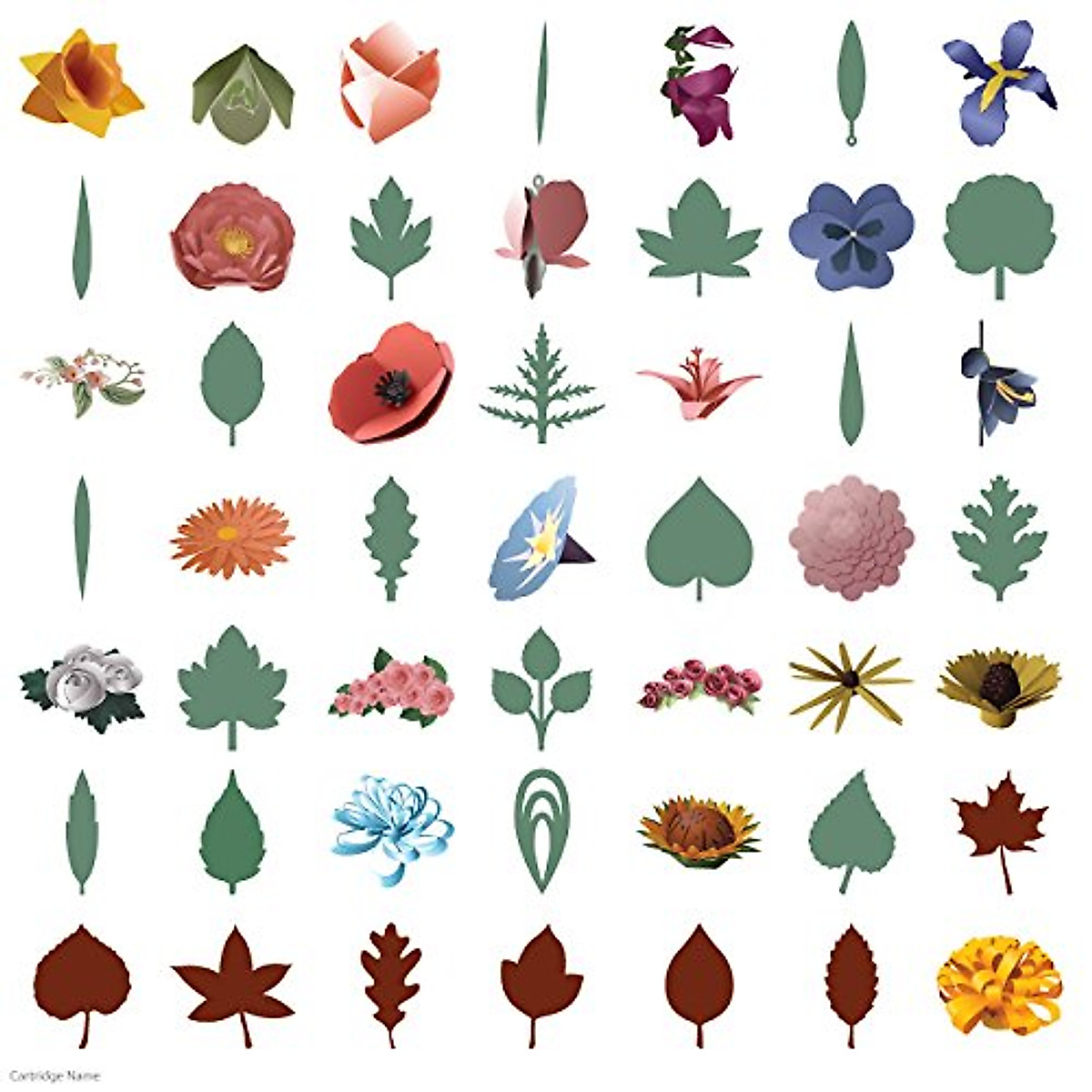 Cricut 3D Floral Home Decor Cartridge