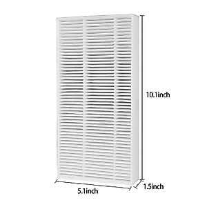 Hepa Filter Replacement for Honeywell U Filter (HRF201B) Febreze FRF102B air purifier filter Compatible with Honeywell HHT270, HHT290 Series 6 Pack