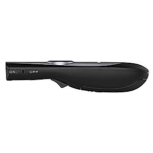 BYEASY Wireless Presenter,RF 2.4GHz Presentation Clicker Remote 100 FT, USB PowerPoint PPT Clicker, Volume Control for Google Slides- Black