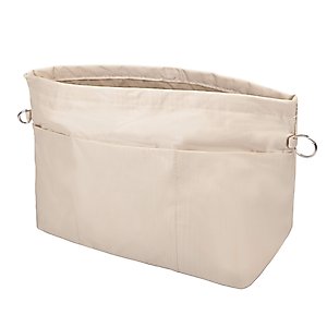 Vercord Purse Organizer Insert Bag Tote Handbags Pocketbook Inserts Organizers Zipper 11 Pockets Beige Large