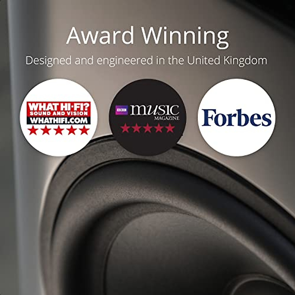 Q Acoustics 3020i Bookshelf Speakers Pair Arctic White - 2-way Reflex Enclosure Type, 5" Bass Driver, 0.9" Tweeter - Stereo Speakers/Passive Speakers for Home Theater Sound System