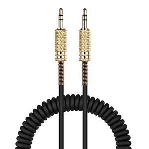 BUTIAO for Marshall Speaker Cable, Replacement Aux Extension Cord 3.5mm Coiled Audio Cable for Marshall Action II Stanmore II Woburn II Stockwell Bluetooth Speaker