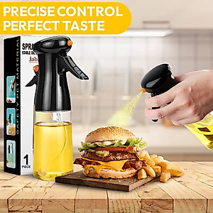 Jabs Own Olive Oil Sprayer - Oil Spray Bottle - Mister Spray Bottle - Oil Dispenser Bottle for Kitchen - Oil Sprayer for Cooking - Continuous Spray Bottle for Olive Oil, Vinegar & BBQ