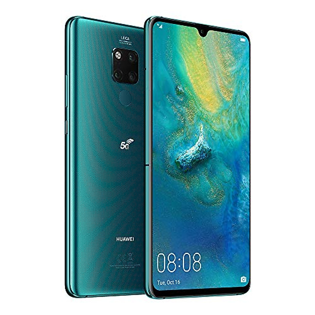 Huawei Mate 20 X (5G) Dual-SIM 256GB + 8GB RAM (GSM Only, No CDMA) Factory Unlocked Android Smartphone (Emerald Green) - International Version
