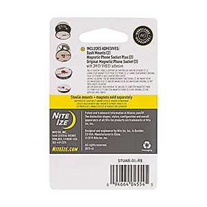 Nite Ize Steelie Universal Adhesive Replacement Kit - for Dash Mount and Phone Sockets