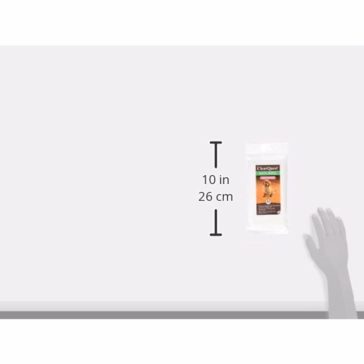 ClearQuest Bath Wipes - Alcohol-Free Wipes for Cleaning and Deodorizing Dogs and Cats Between Baths - Baby Powder, 24-Pack