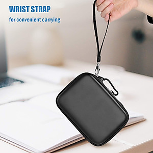 ProCase Hard Drive Case for Canvio Basics Western Digital WD Elements My Passport Seagate Portable Backup Plus Slim 1TB 2TB 3TB 4TB USB 3.0, 2.5”, Samsung T9 Portable External Hard Drive Case -Black