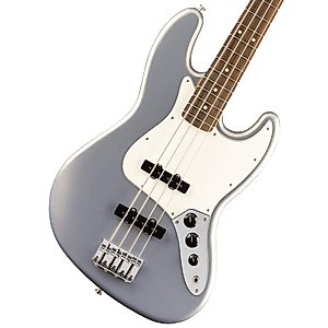 Fender Player Jazz Bass, Silver, Pau Ferro Fingerboard