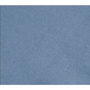 Amazon Brand – Pinzon 300 Thread Count Organic Cotton Bed Sheet Set - Twin, Flint Blue