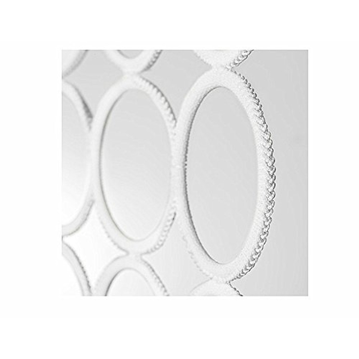 Scarf Ring Hangers,Scarf Hangers Ties Organizer Hangers Racks 28.25", Closet Organizer, Space Saving Hanger for Scarves Belts Tank Tops Accessories 18 Large Rings (3.5in Wide) White