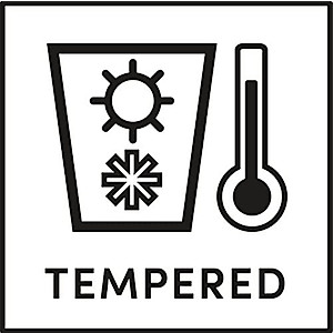 Bormioli Rocco Gelo Jug with Red Lid, 41-Ounce