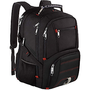 Travel Laptop Backpack,Extra Large Capacity TSA Friendly Anti Theft Backpacks with USB Charging Port,Water-Resistant Men Women Business College Student Computer Bookbag Fits 17 Inch Laptop&Notebook