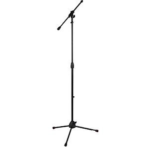 Gator Frameworks Standard Tripod Microphone Stand with Boom Arm, Adjustable Height, and Both 3/8" and 5/8" Adapters (GFW-MIC-2010)