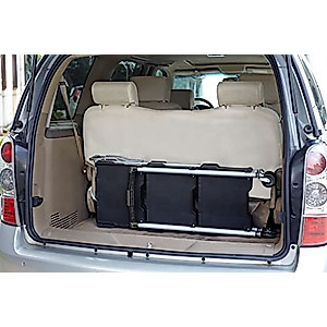 Olympia Tools 85-188 Pack-N-Roll Folding Collapsible Service Cart, Black, 50 Lb. Load Capacity per Shelf