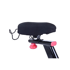 Echelon Gel Extra Cushion Seat Cover - Compatible with Indoor and Outdoor Cycling Bikes, black, Reg