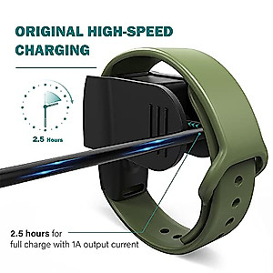 TUSITA [2-Pack Charger Clip Compatible with Halo View - USB Charging Cable 3.3ft 100cm - Fitness Tracker Accessories