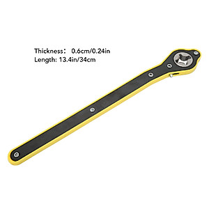 Auto Labor-Saving Jack Ratchet Wrench, Universal 360 Degree Swivel Tire, Pair 13.4in Car Jack Ratchet Wrench Labor Saving Tire Wheel Lug Wrench Repair Tool for Cars SUVs Trucks