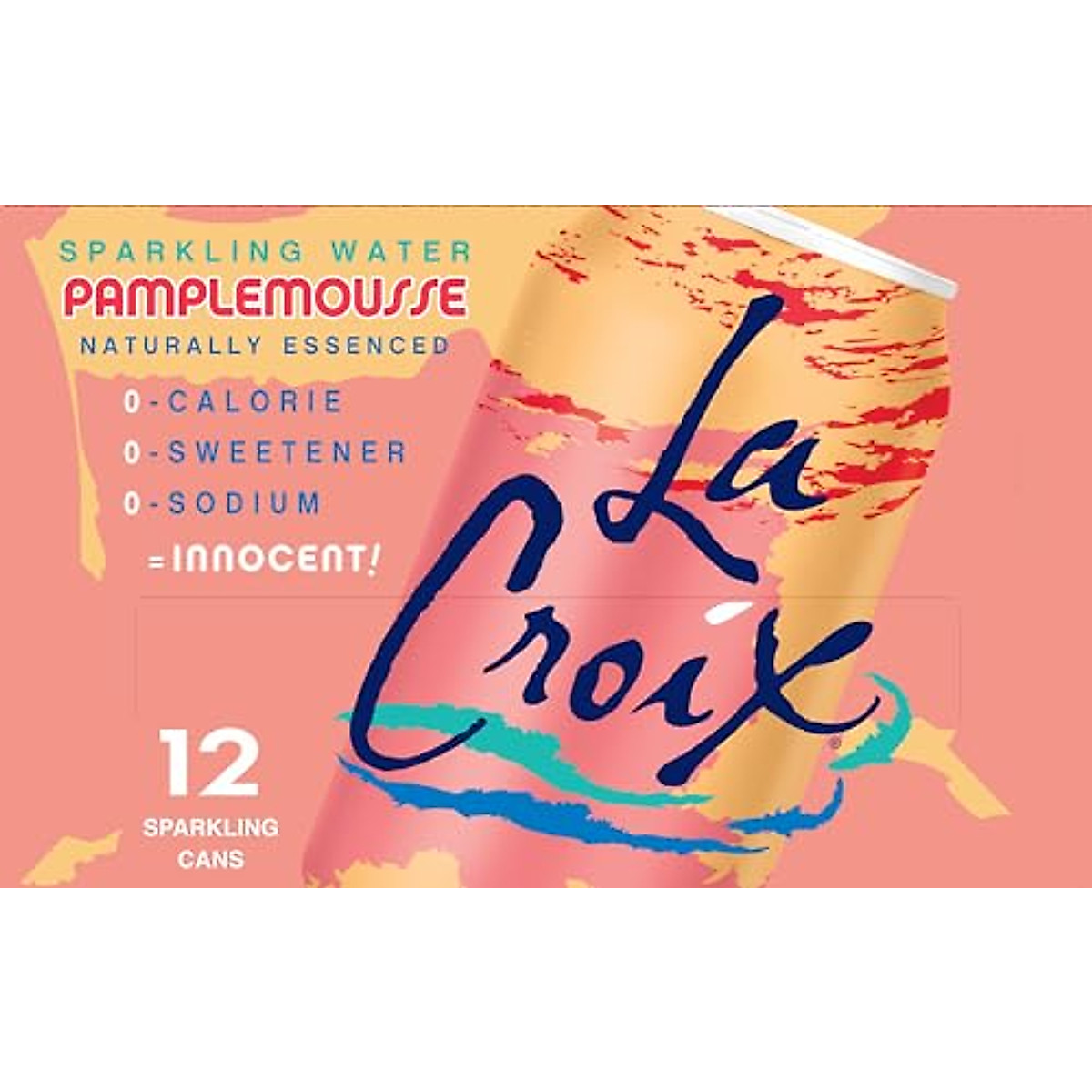 La Croix Sparkling Water, Grapefruit, 12 Fl Oz (Pack of 12)