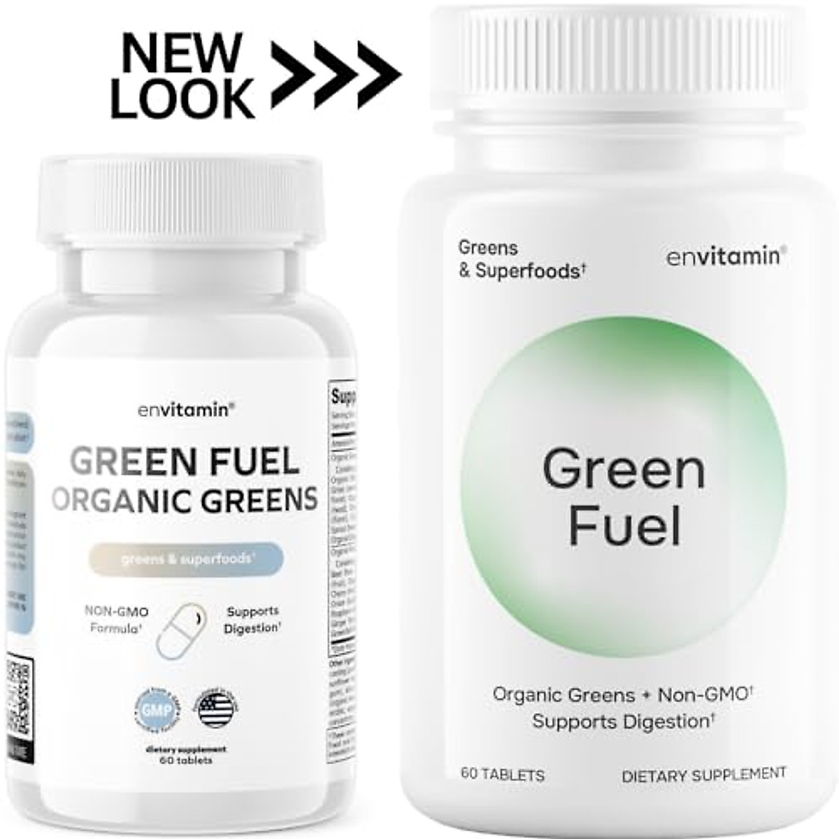 envitamin Green Fuel Organic Greens Tablets - Organic Greens, Fruit and Vegetable Blend