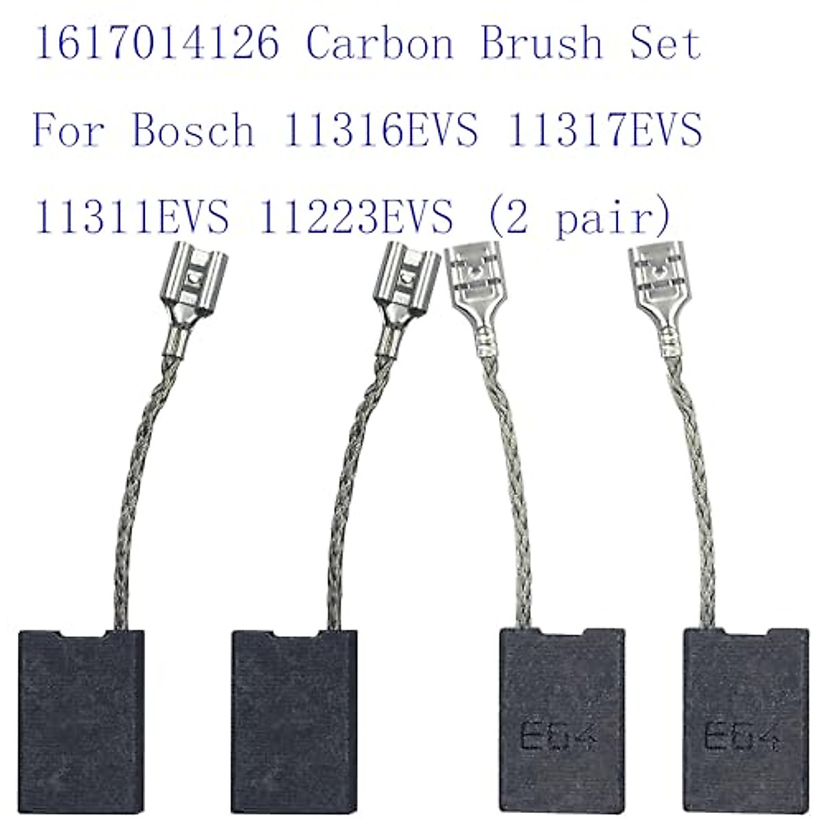 Qissiq 1617014126 Carbon Brush Set for Bosch 11316EVS 11317EVS 11311EVS 11223EVS (2 Pair)