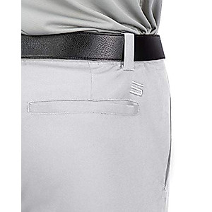 Cargo Golf Shorts for Men - Dry Fit, Large Pockets, Lightweight, Moisture Wicking, 4-Way Stretch Silver
