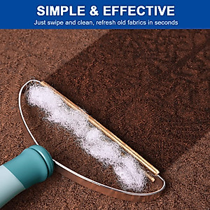 Dog Cat Hair Remover for Deep Cleaning, Lint Cleaner Pro, Pet Fur Removal Tool, Portable Carpet Scraper Rake, Fuzz Hairball Shaver Brush for Carpet, Car Mat, Couch, Pet Bed, Furniture, Rug