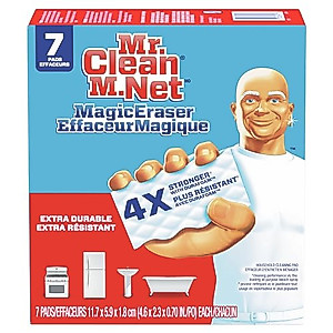 Magic Eraser Extra Durable Cleaning Pads with Durafoam, 7 count