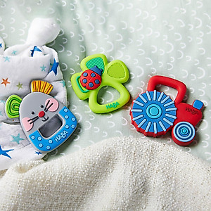 HABA Tractor Silicone Teether
