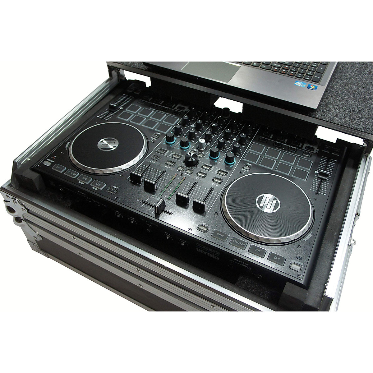 Harmony Audio HCRTMIX8LT Flight Glide Laptop Stand Custom Case Compatible with Reloop Terminal Mix 8