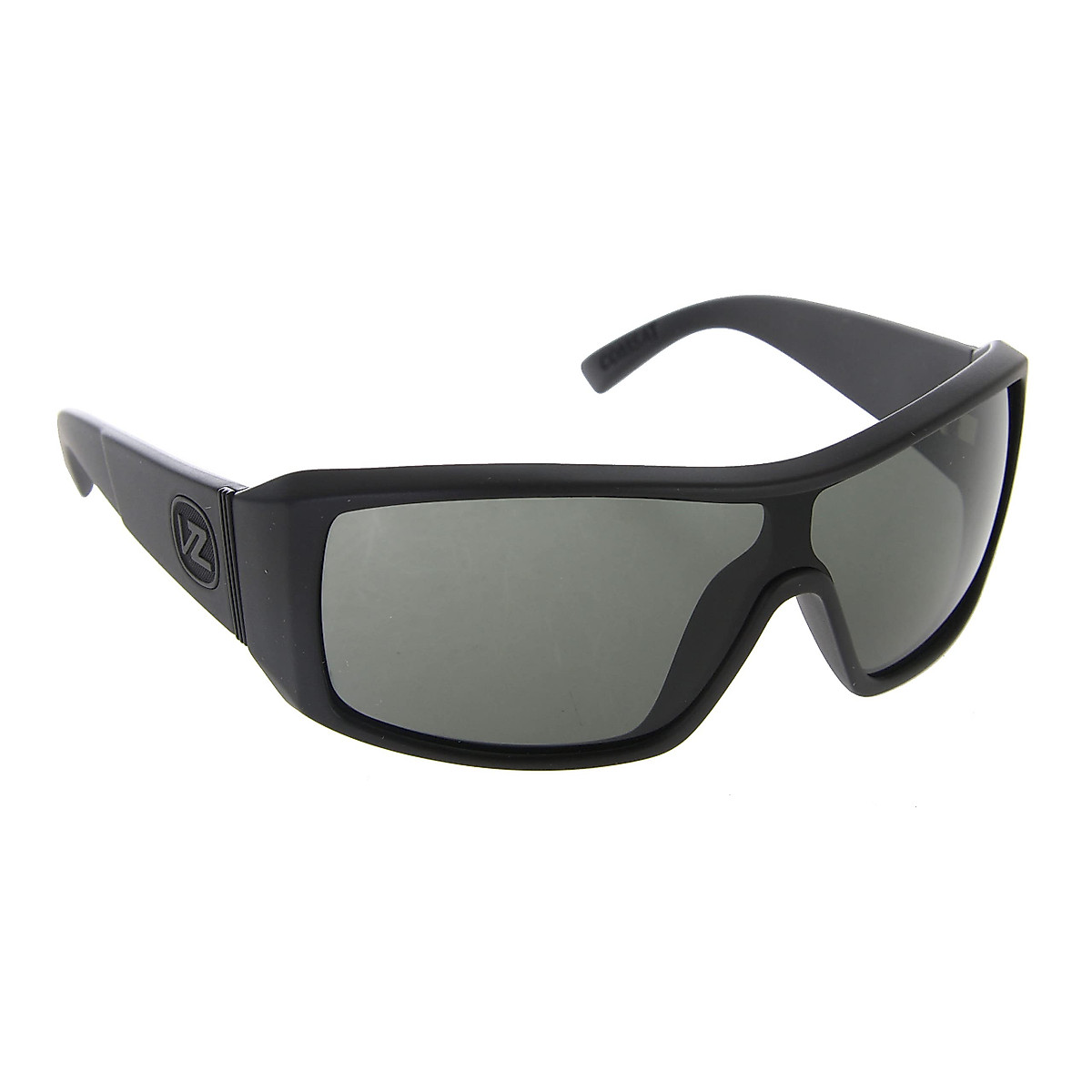 VonZipper Comsat Sunglasses,Black Satin Frame/Grey Lens,one size
