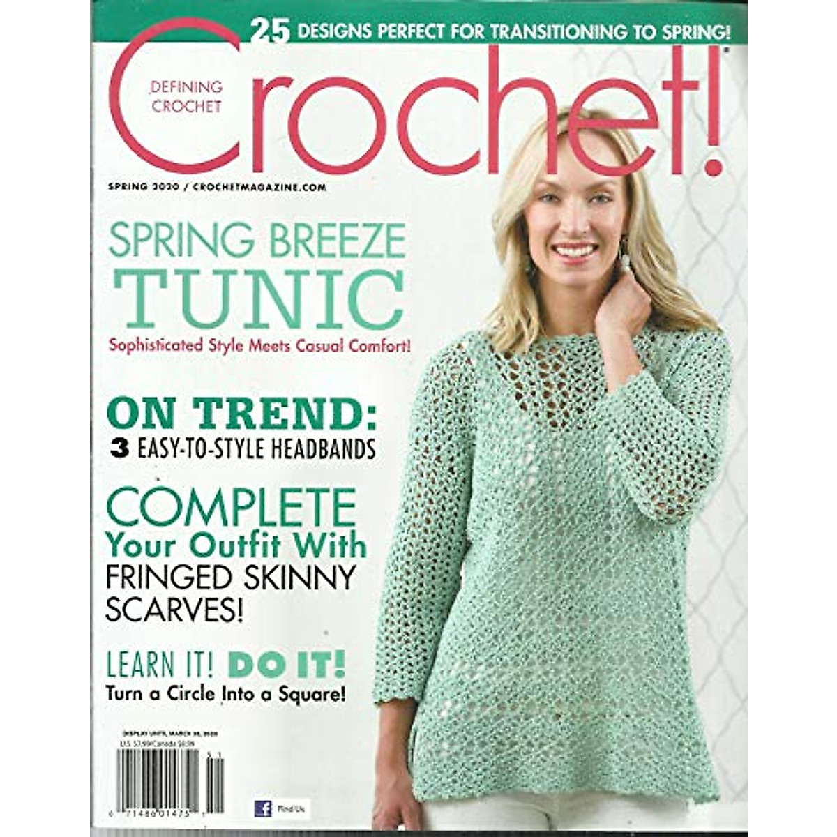 DEFINING CROCHET MAGAZINE SPRING BREEZE SPRING, 2020 VOLUME, 33 NO. 1